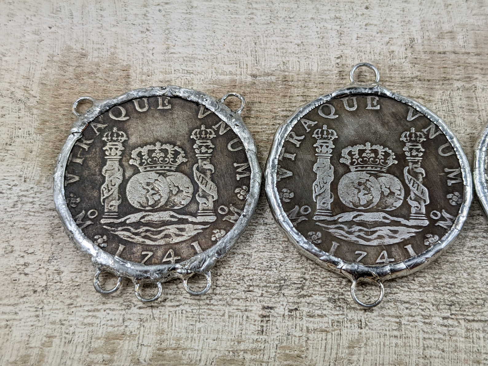 Hand Soldered Spanish Royal Crown Replica Coin Pendant - Etsy
