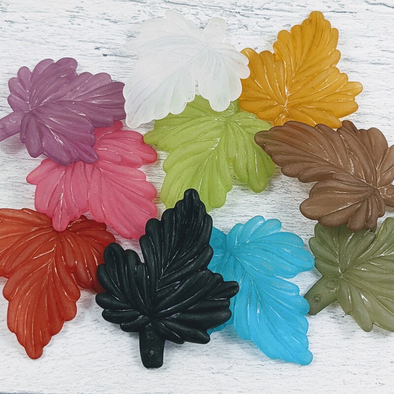 Lucite Maple Leaf - Etsy