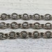 Antique Silver Textured Double Link Cable Chain, High Quality, 9x7mm - Etsy