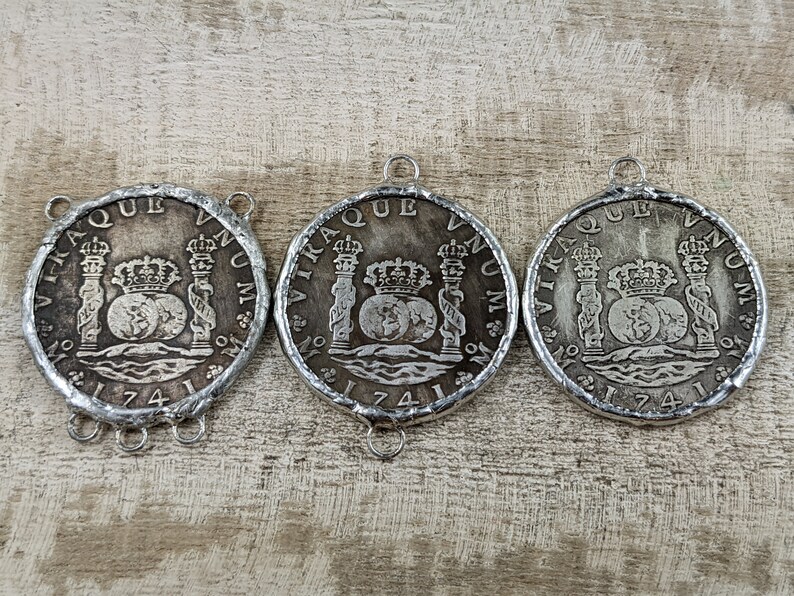 Hand Soldered Spanish Royal Crown Replica Coin Pendant - Etsy