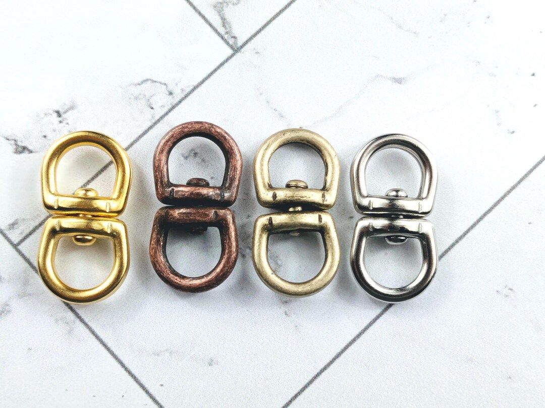 2pcs. Smooth Double Swivel Connectors, Links, Horseshoe Style, 33x17mm ...