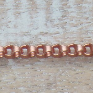 4mm Rolo Box Chain in Matte Rose Gold Box Chain Rose Gold | Etsy