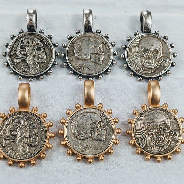 Skull Coin - Etsy