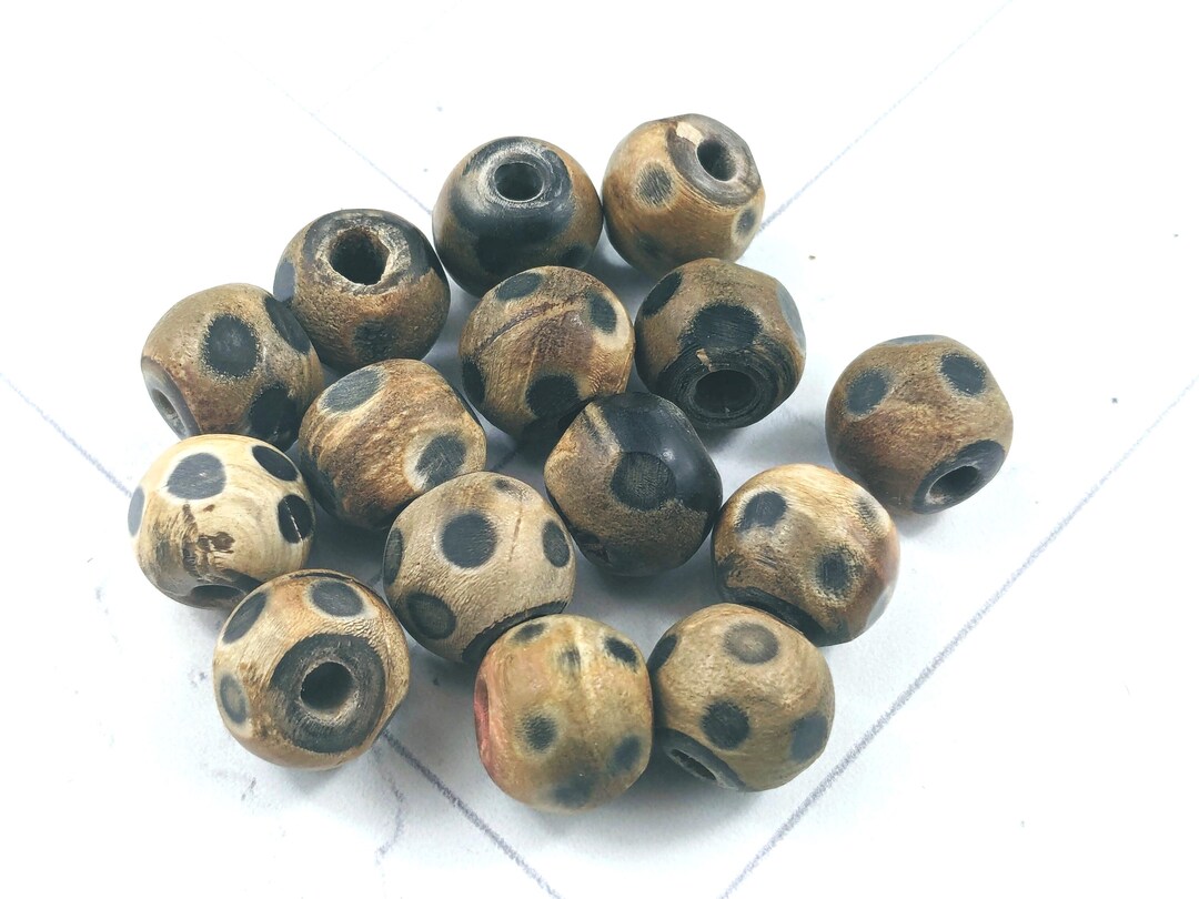 Rare Water Buffalo Horn Grooved Dots Rondelle Beads, 1 Strand, 15mm ...