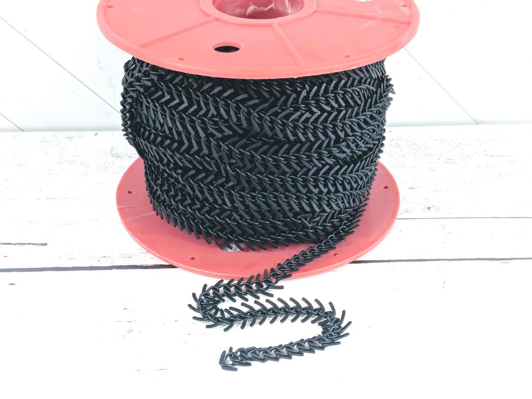 Matte Black Plated Fishbone Chain, Fishbone Chain, Herringbone, 10mm - Etsy