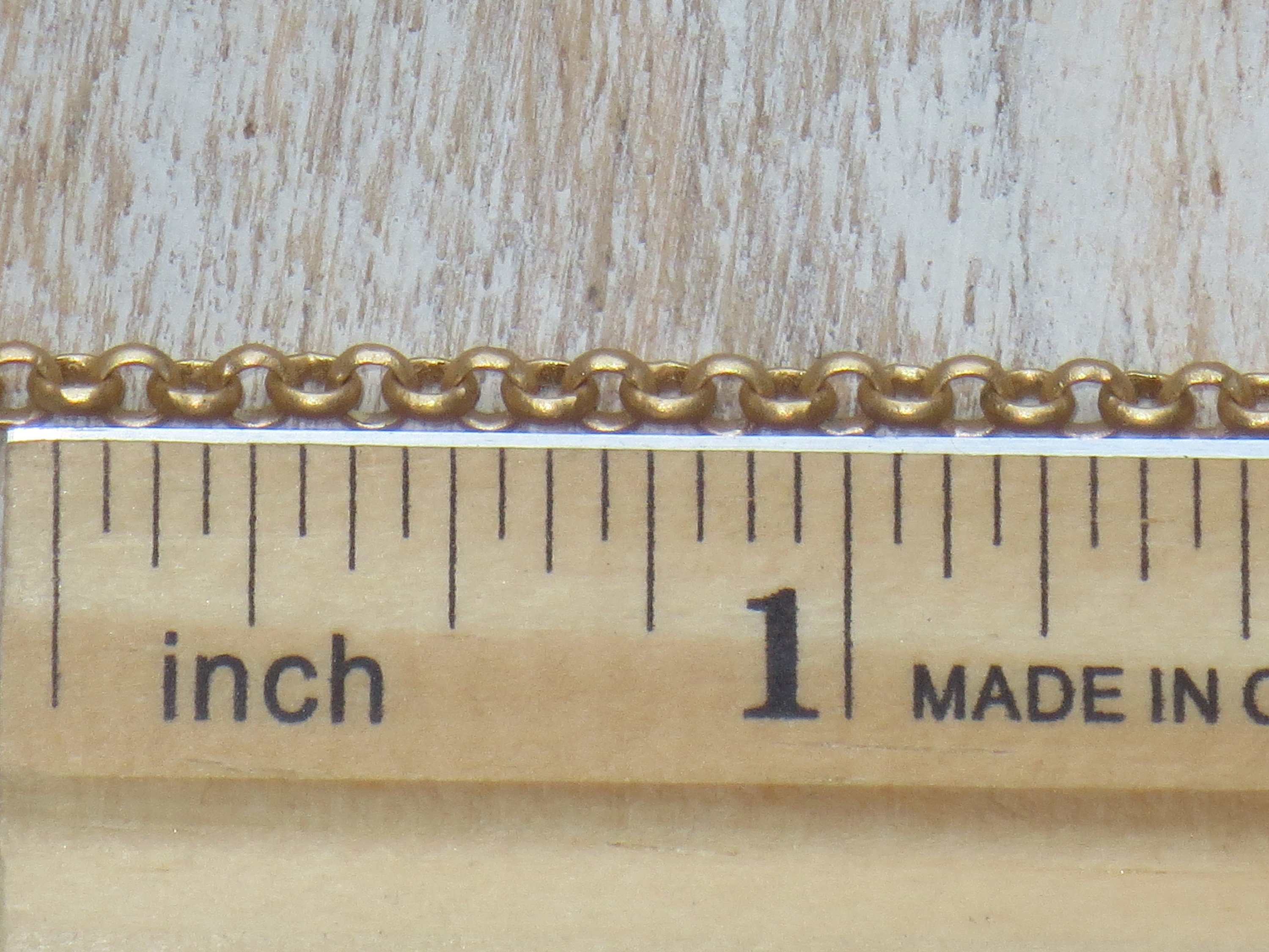 3mm Rolo Chain in Matte Gold Link Chain | Etsy