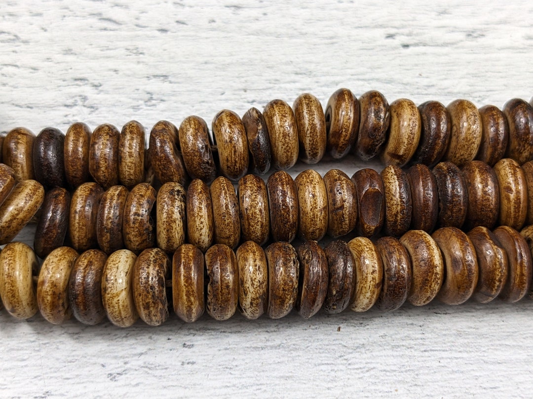 Antiqued Buffalo Bone Disc Beads Spacer Rondelle Mala - Etsy