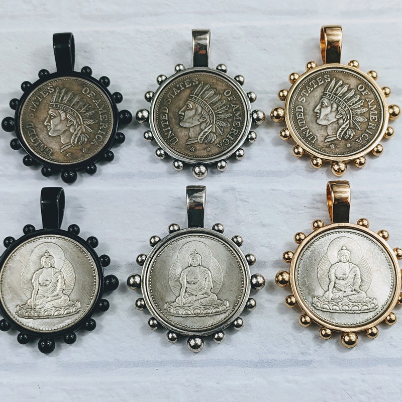 Gold Buddha Coin - Etsy