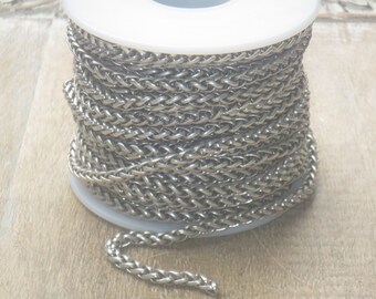 4mm Wheat Antique Brass Chain | Etsy