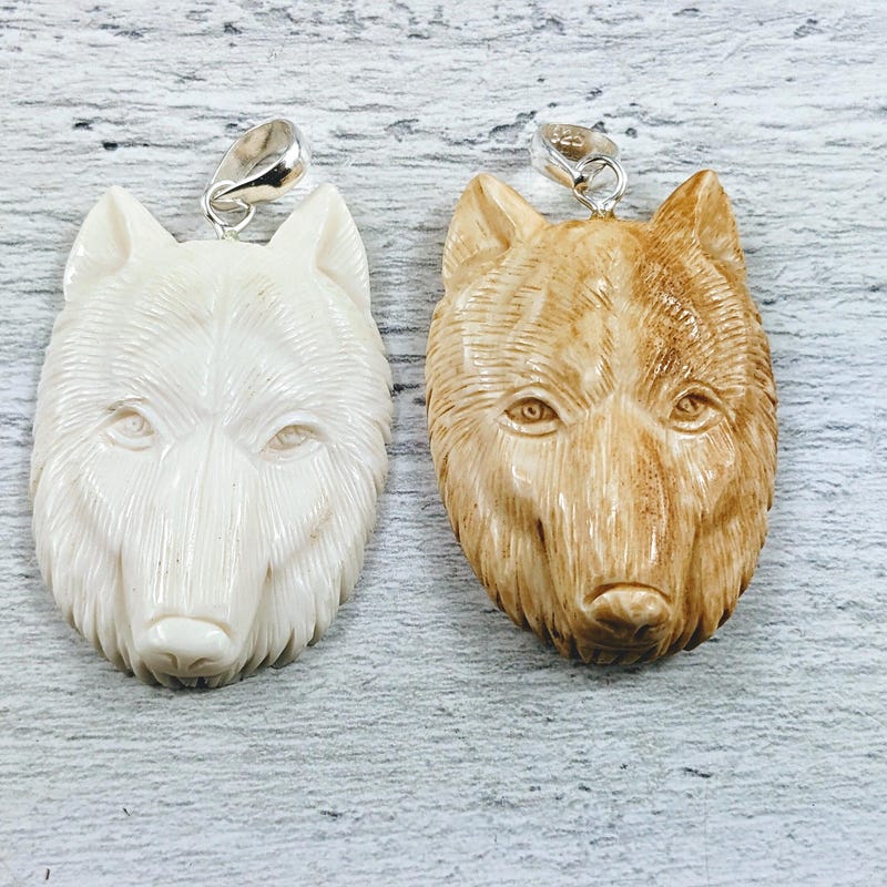 Carved Wolf - Etsy