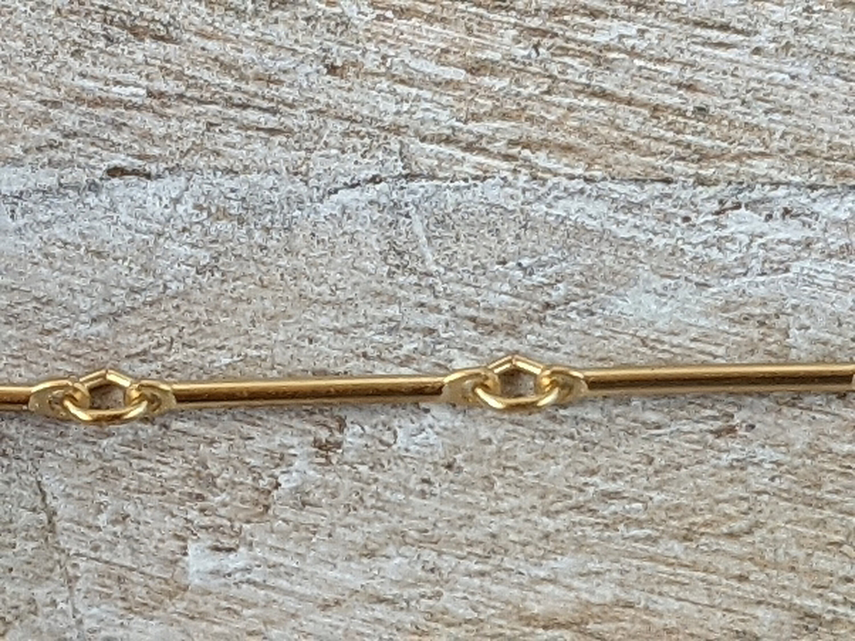 Matte Gold Bar Chain 13mm Link - Etsy