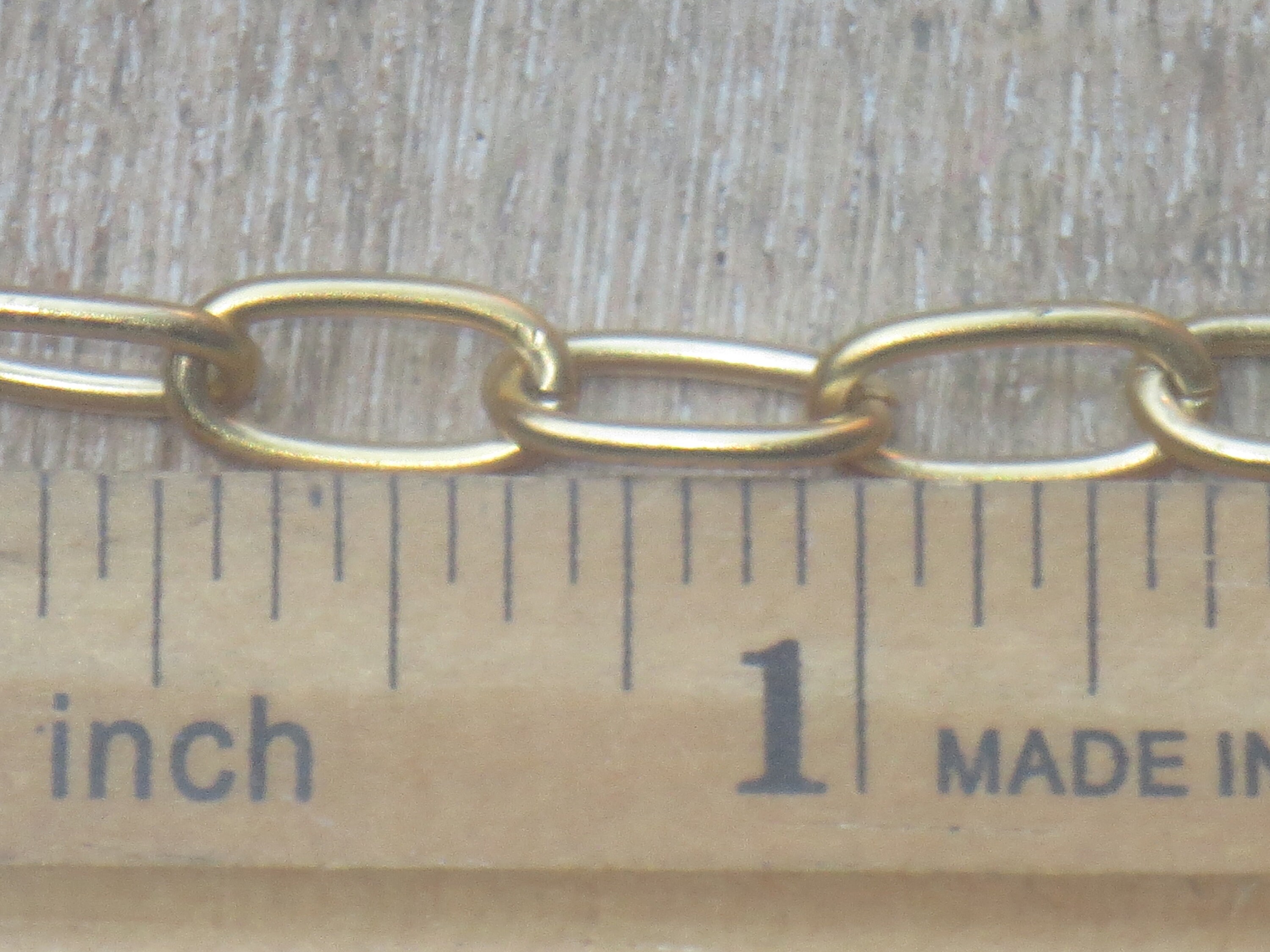 Matte Gold Oval Link Chain 6x12mm Cable Link | Etsy