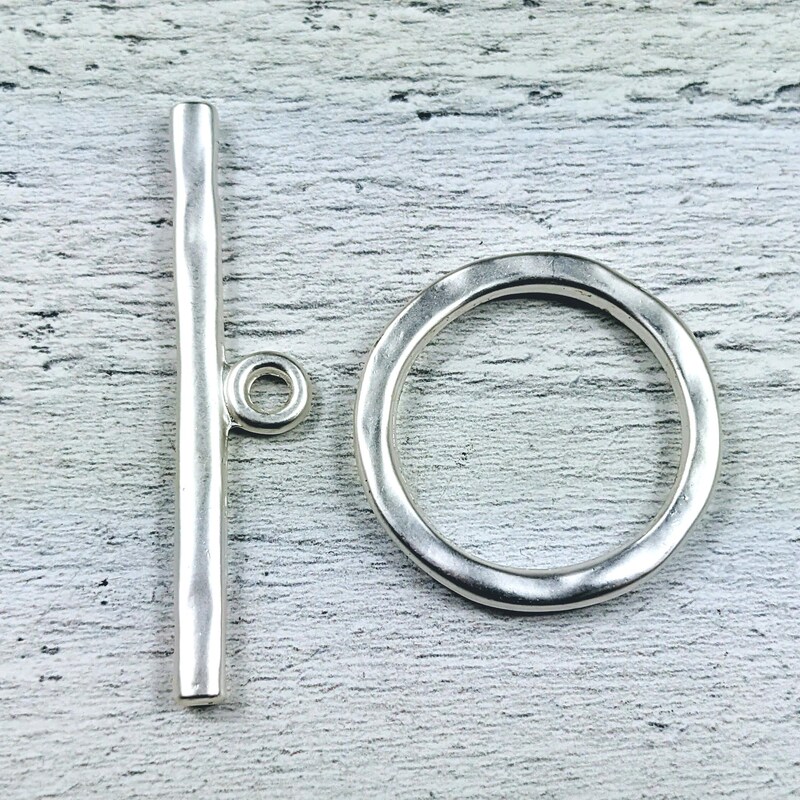 Hammered Toggle Clasp - Etsy