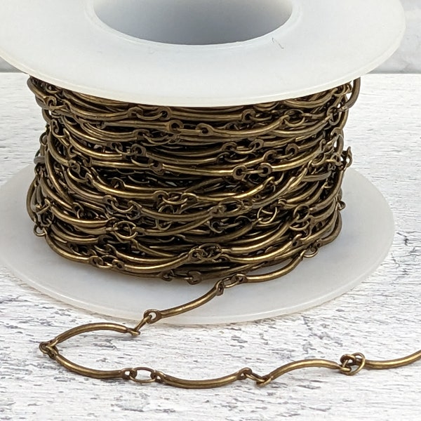 Curved Bar Chain - Etsy
