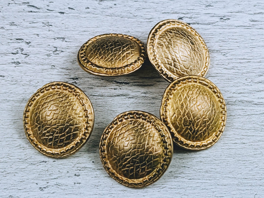 Vintage Matte Gold Sunflower Buttons, 3pcs. 21mm, Rare - Etsy