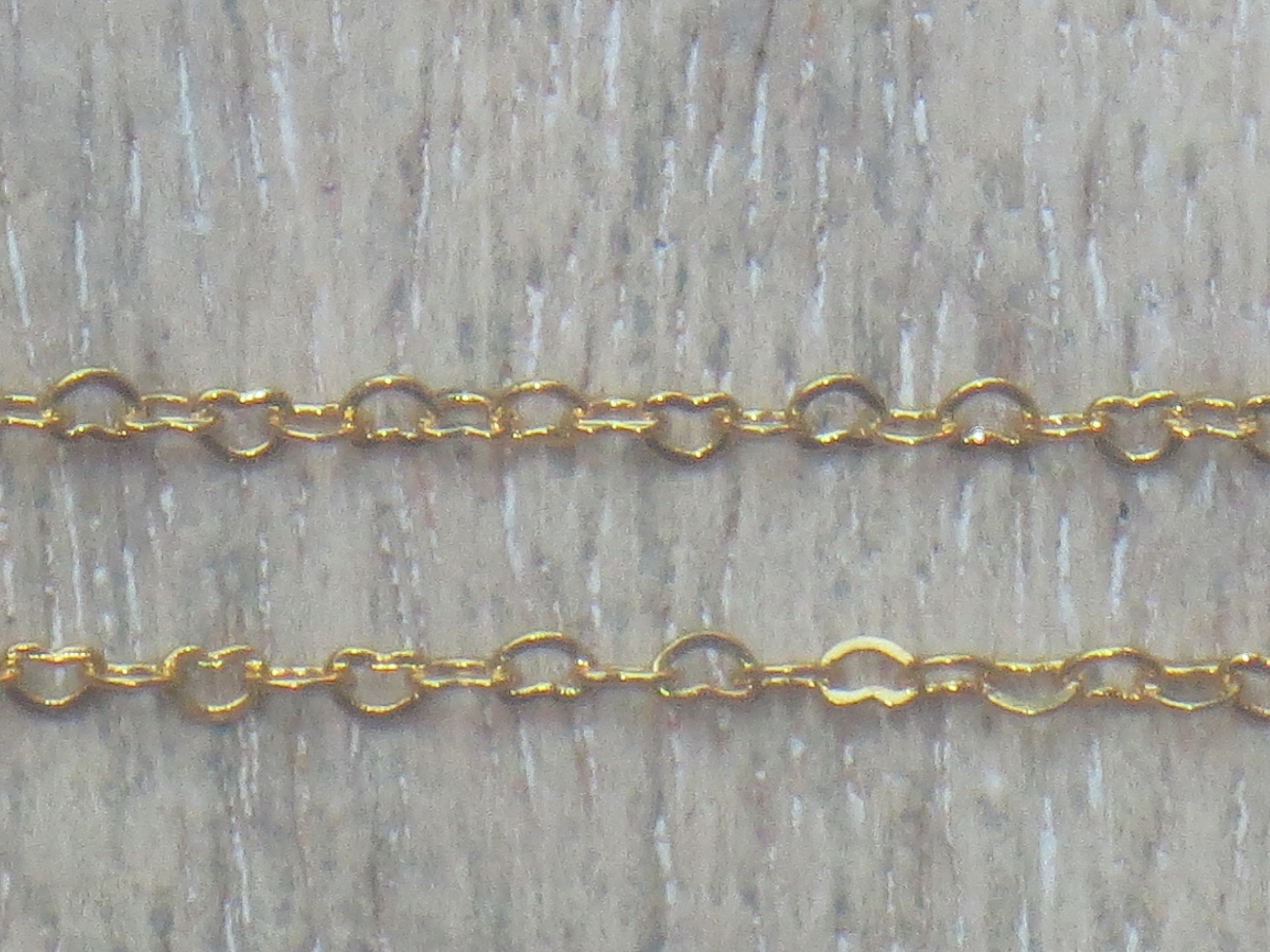 Gold Plated Tiny Heart Link Chain Dainty Chain Soldered - Etsy