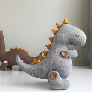 Tyrannosaurus T-rex PDF Pattern Dinosaur Linen Toy Sewing - Etsy UK