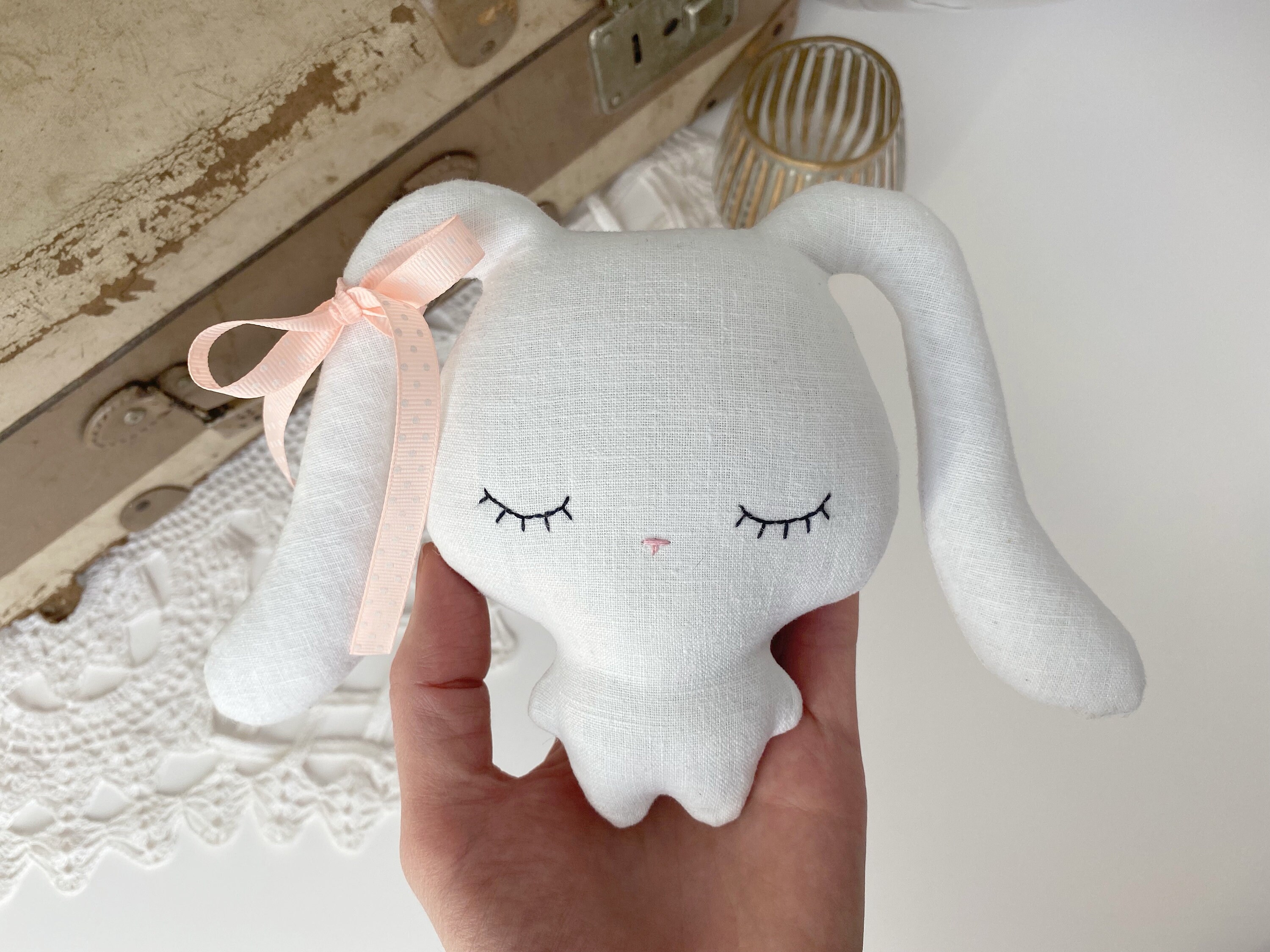 Fabric Rabbits PDF Sewing Pattern Bunny Doll PDF Stuffed | Etsy