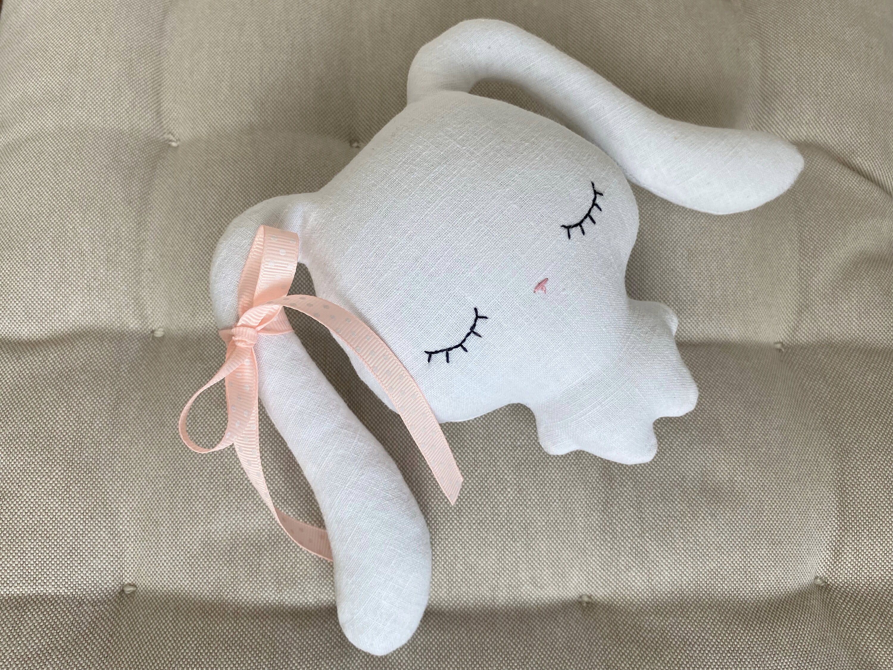 Fabric Rabbits PDF Sewing Pattern Bunny Doll PDF Stuffed | Etsy