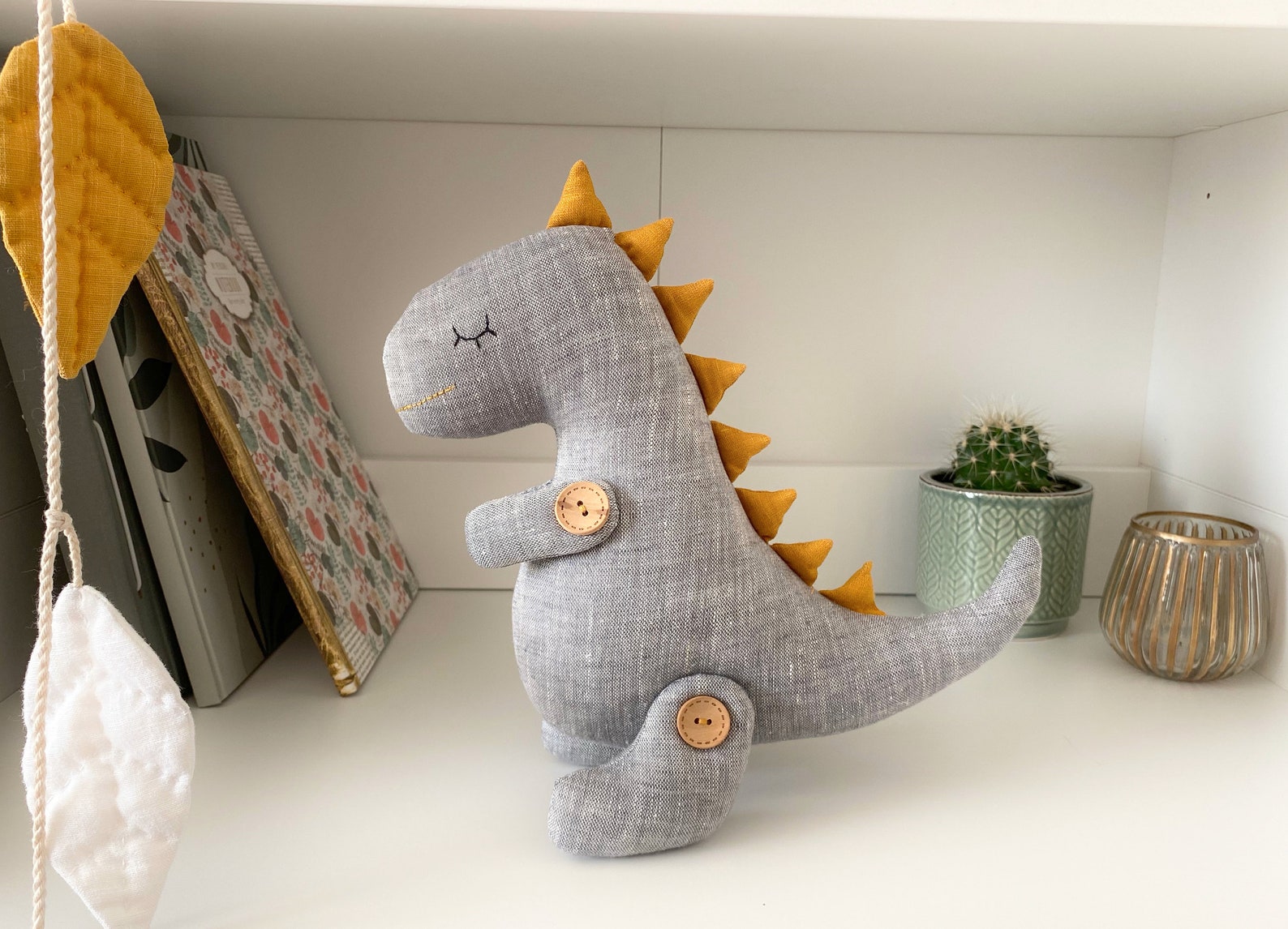 Tyrannosaurus T-rex PDF Pattern Dinosaur Linen Toy Sewing - Etsy UK