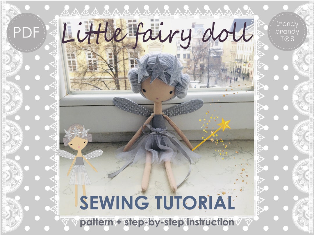 Fairy Doll Pattern PDF Rag Doll 14 Inch Sewing Tutorial Baby Girl Toy ...