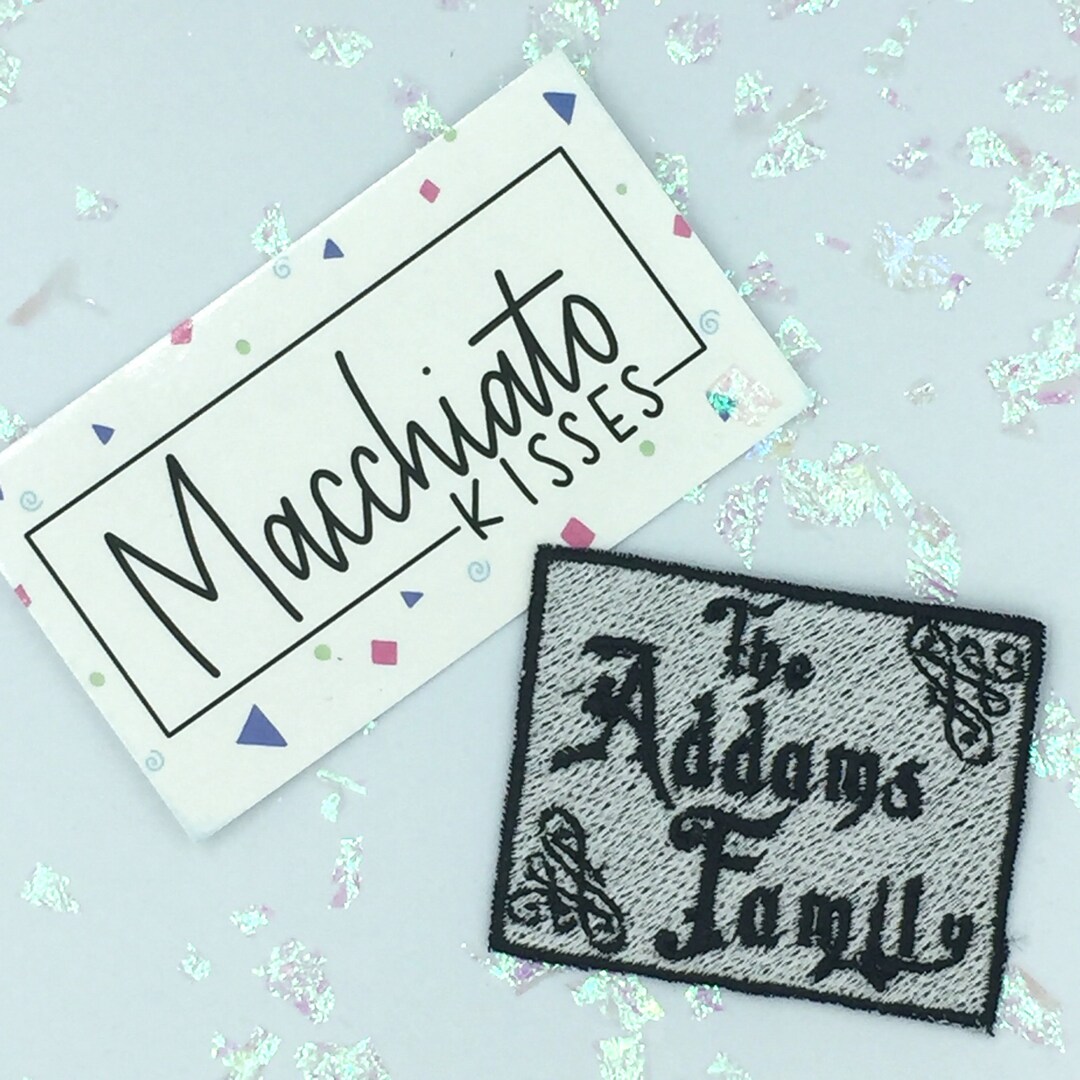 The Addams Family Patch - Etsy
