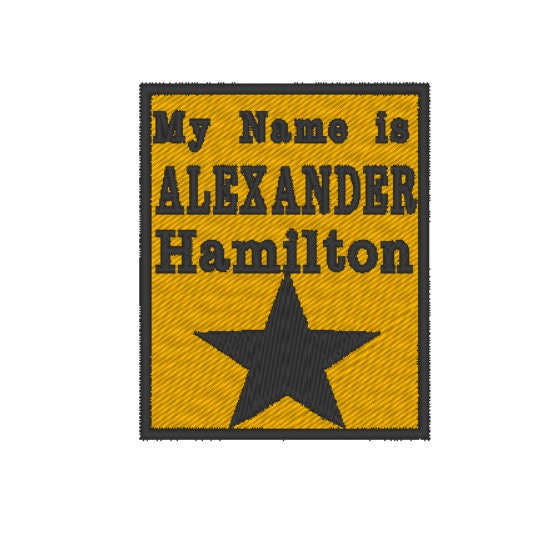 Hamilton Patch - Etsy