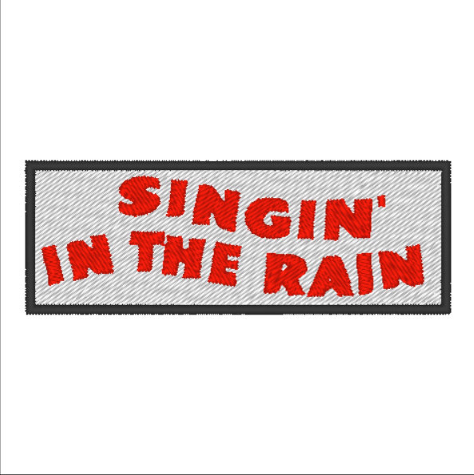 Singing in the Rain Patch - Etsy