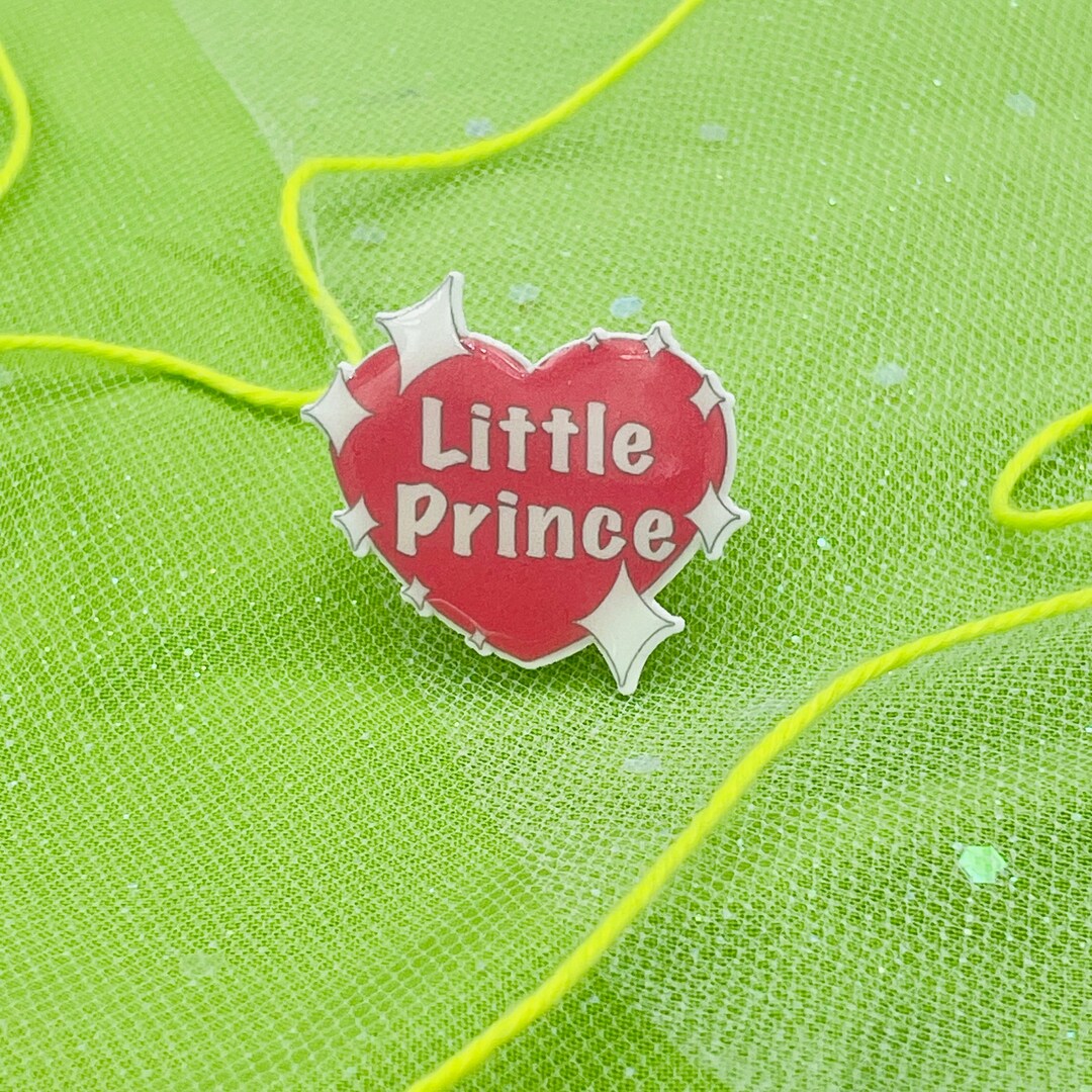 Little Prince Cute Sparkle Acrylic Pin - Etsy