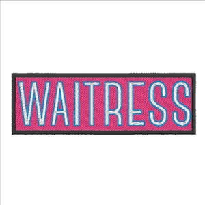 Waitress Patch - Etsy