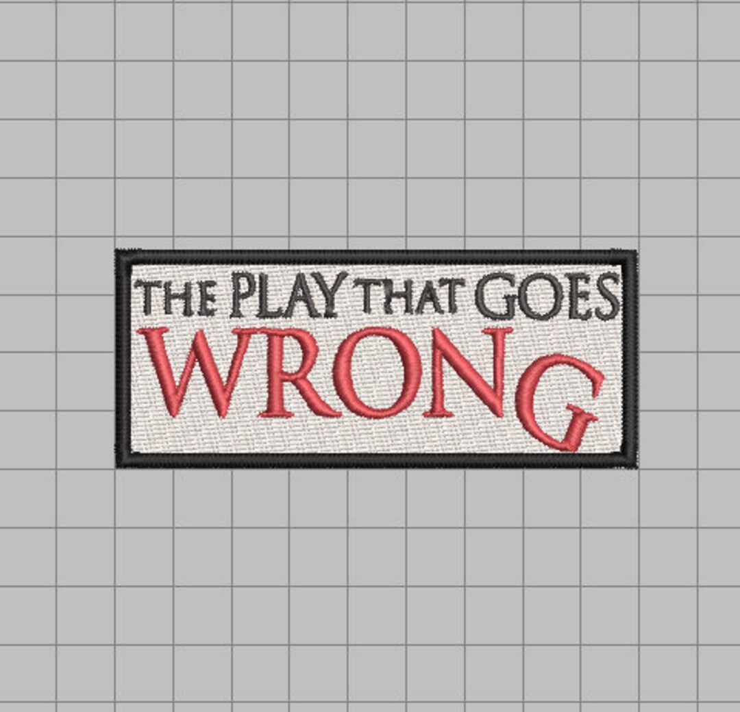 The Play That Goes Wrong Patch - Etsy