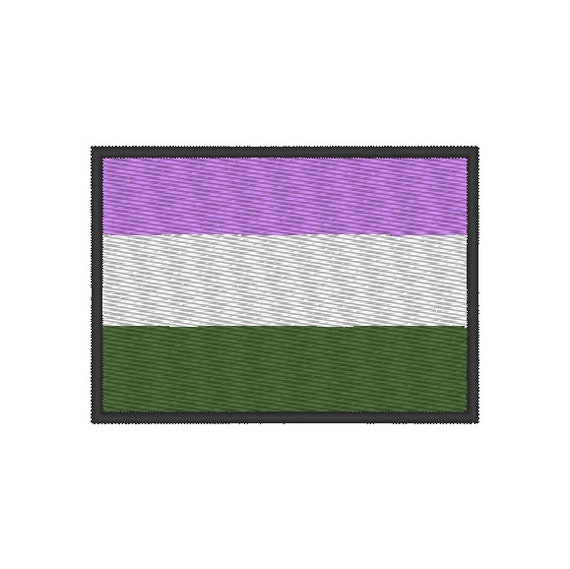 Genderqueer Pride Flag Patch | Etsy