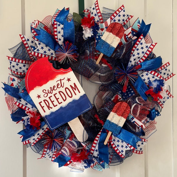 Popsicle Wreath - Etsy