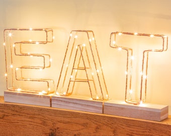 Light up Eat Sign | Etsy