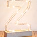 Light up Letter Z Custom Name Copper Light up Letter - Etsy UK
