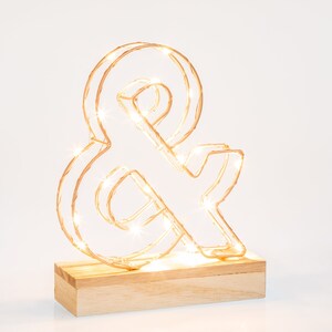 Light up Letter & | Custom Name Copper Light up Letter | Bedroom Living ...
