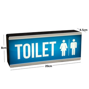 Light up Toilet Sign Insert Only - Etsy