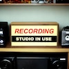 Light up Recording Studio in Use Sign Illuminated Music Entertainment ...