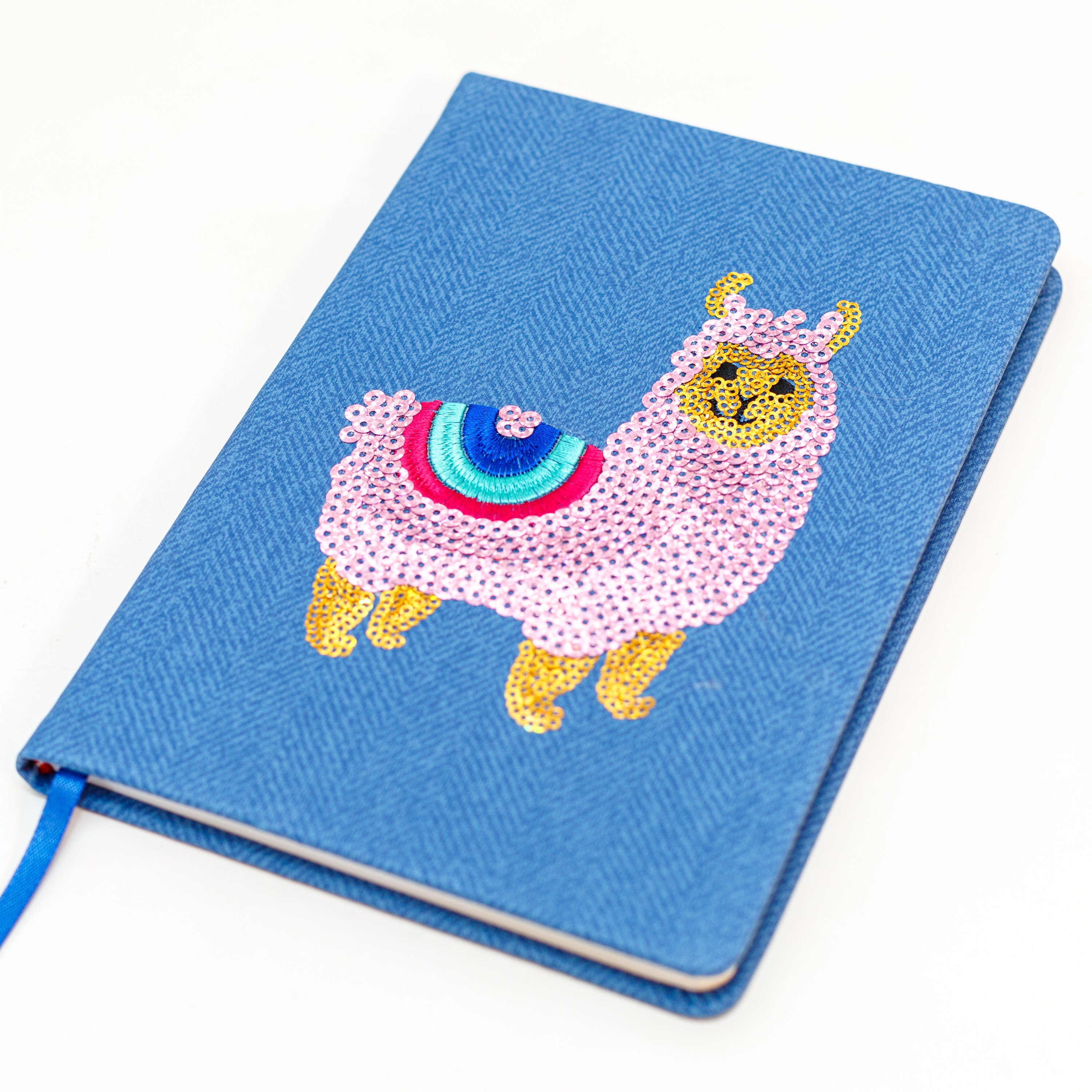 Pink Llama A5 Notebook Llama Notepad Gift Sequin Llama - Etsy UK