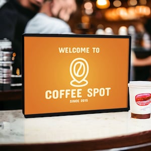 Logo Light Box XL | A4 Custom Design Print Lighting | Illuminated ...