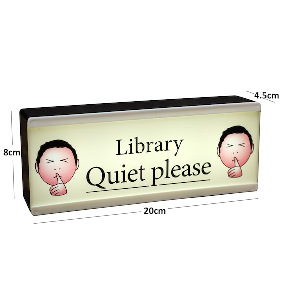 Be Quiet Sign Library