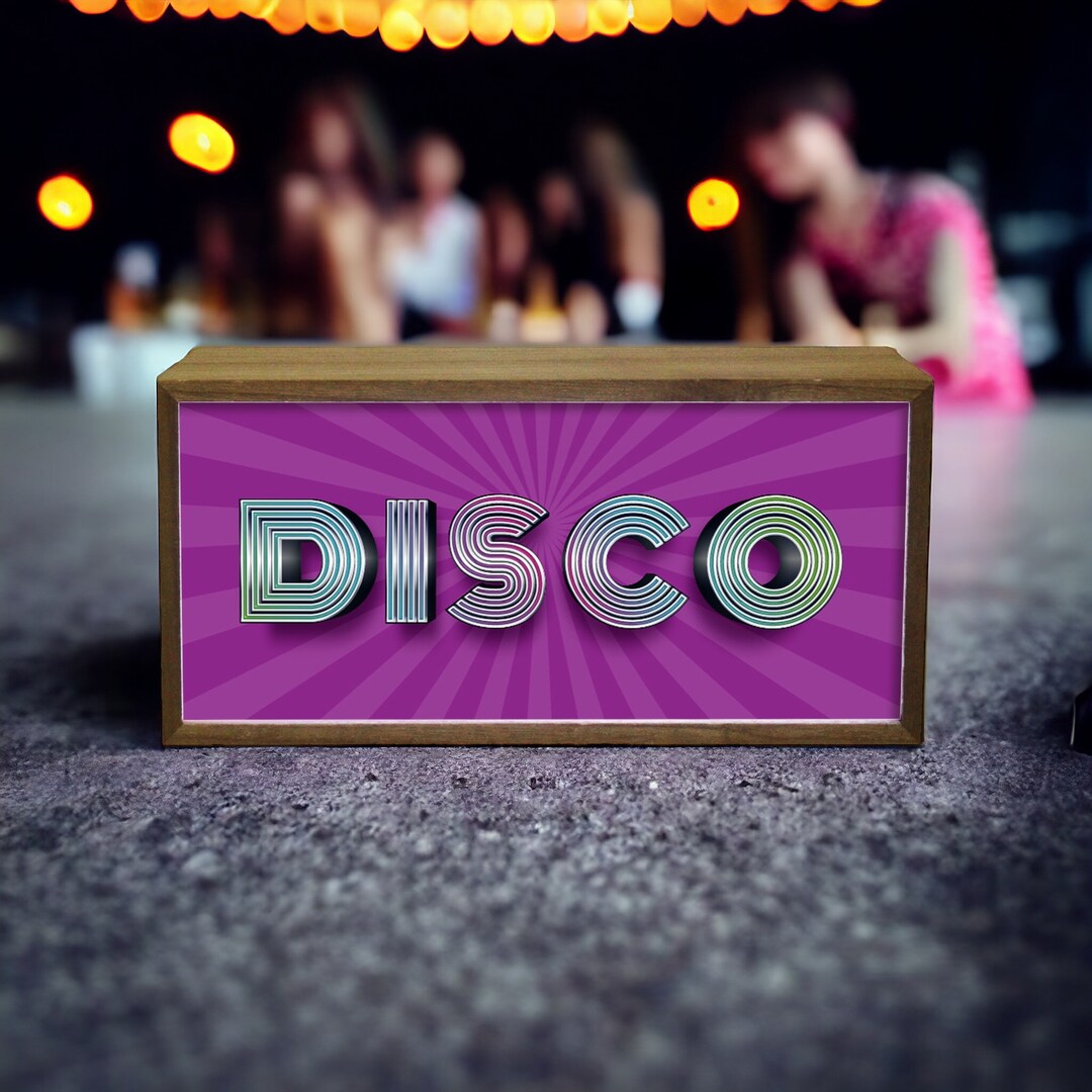Light Box Home Disco Fever | Illuminated Party LED Sign | Dance Party ...