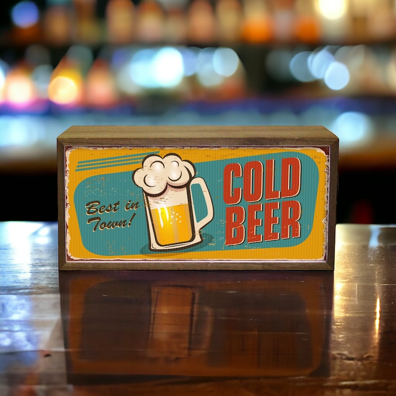 Vintage Beer Sign - Etsy