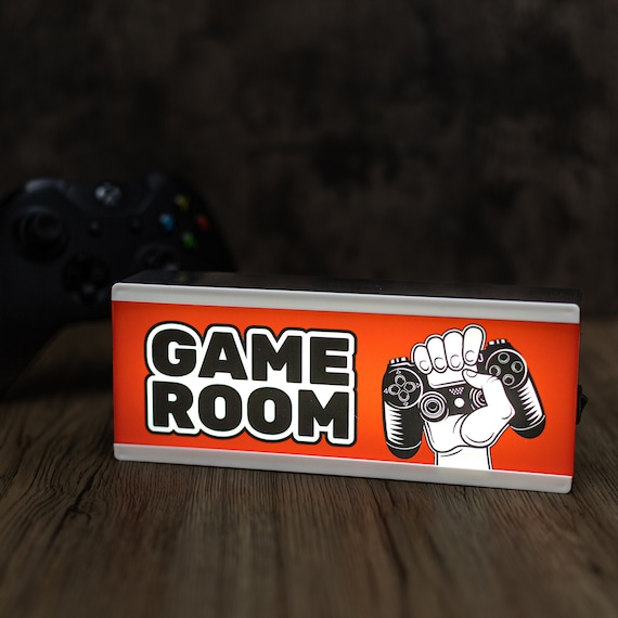 Light up Game Room Sign Illuminated LED Gaming Room Light - Etsy UK