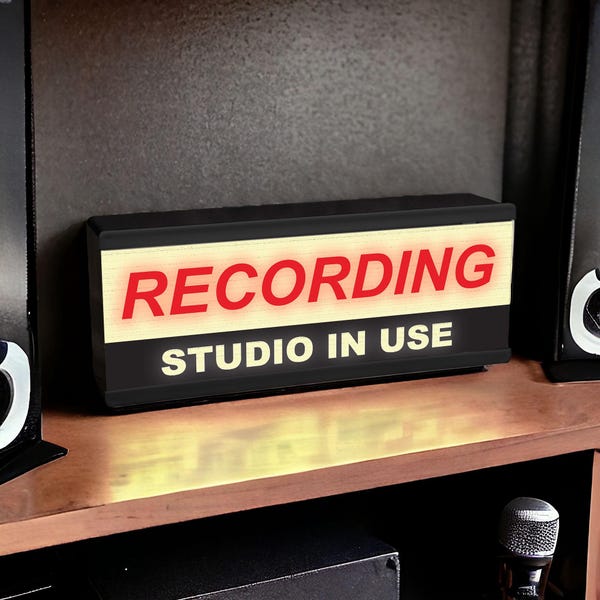 Recording Light - Etsy
