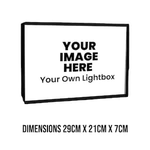 Logo Light Box XL | A4 Custom Design Print Lighting | Illuminated ...