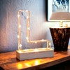 Light up Letter I Custom Name Copper Light up Letter Bedroom Living ...