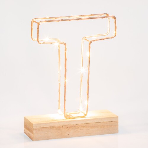 Light up Letter & Custom Name Copper Light up Letter - Etsy UK