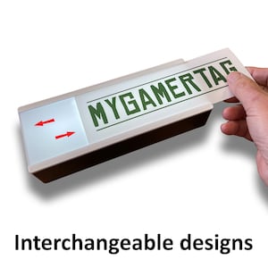 Light up Santa Stop Here Sign - Illuminated LED Christmas Light for ...