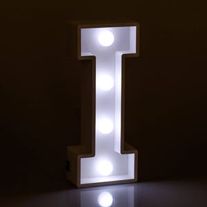 Light up Letters I Marquee Letters LED Bedside Lamp White - Etsy UK